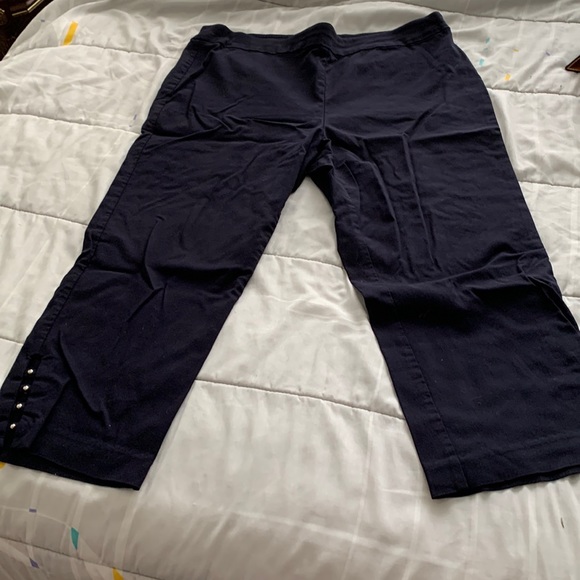 Counterparts | Pants & Jumpsuits | 5 For 25 Navy Slip On Womens Capris ...